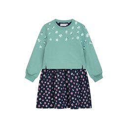 DANAMADE Kinder 2-in-1-Kleid "DANAMADE Dresses DFREDA"aqua, Gr. 98, 95% Baumwolle, 5% Elasthan, Kleider