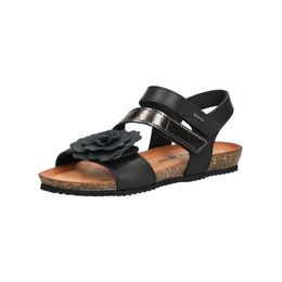 IGI&CO IGI & CO Damen Riemchensandale "IGI & CO Sandalen Leder", Gr. 39, schwarz, Leder, Schuhe