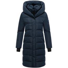 Navahoo Damen Steppmantel "Laubzauber 14", blau, Gr. 4XL, Obermaterial: 100% Polyester. Innenfutter: 100% Polyester. Wattierung: 100% Polyester.