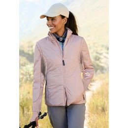 Vivance ACTIVE Damen Allwetterjacke, rosa, Gr. 34, Obermaterial: 100% Polyamid. Einsatz: 68% Viskose, 26% Polyester, 6% Elasthan. Futter: 100%
