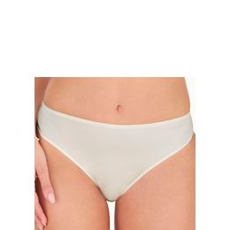 s.Oliver Damen Slip "Fabienne", Gr. 32, beige, Spitze, Obermaterial: 79% Polyamid, 21% Elasthan, Unterhosen, aus graphischer Spitze mit modischem