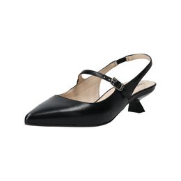 Nero Giardini Damen Slingpumps "Nero Giardini Pumps Leder", Gr. 37,5, schwarz, Leder, Schuhe