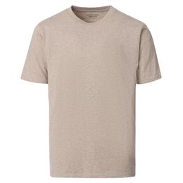 Casamoda Herren T-Shirt "Casamoda T-Shirt uni"hellbraun, Gr. L, 100% Baumwolle, Shirts