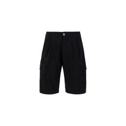 Herren Shorts "Aircraft Short", schwarz, Gr. 36, Alpha Industries, Obermaterial: 100% Baumwolle; Futter: 100% Baumwolle, Hosen