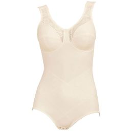 Anita Damen Miederbody "Entlastungs Korselett Microenergen", Gr. 90, beige, Obermaterial: 60% Polyamid PA. 25% Elasthan EL. 15% Polyester PES., Bodys
