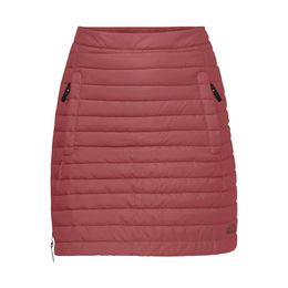 Jack Wolfskin Damen A-Linien-Rock "ICEGUARD SKIRT", rot, Gr. L, Obermaterial: 100% Polyester. Futter: 100% Polyester. F&uuml;llung: 100% Polyester, R&ouml;cke