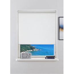Rollo OTTO HOME, B:80cm H:210cm, wei&szlig;, Polyester, K&uuml;che, Rollos, "LIYN", Rollo mit Papiergarnen in Naturoptik, Sichtschutz, Sonnenschutz