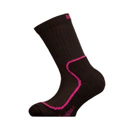 UphillSport Damen Socken "KEVO JR", Gr. 28, schwarz, 40% Polyester, 28% Wolle, 20% Polypropylen, 11% Polyamid, 1% Elasthan, unifarben, Socken, mit