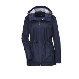 GOLDNER Damen Funktionsjacke "Funktionaler Regenmantel mit Jerseyfutter", blau, Gr. 44, Obermaterial: 100% Polyester PES., Jacken