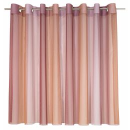 Gardine WIRTH, B:450cm H:245cm, rot, Polyester, Wohnzimmer, Gardinen, "Eloise", Store