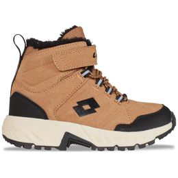 Lotto Kinder Outdoorwinterstiefel, Gr. 38, schwarz, Kunstfaser, Synthetik, mehrfarbig, Schuhe, - wasser- & windabweisend und dennoch atmungsaktiv
