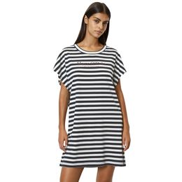 Marc O'Polo MARC O'POLO Damen Nachthemd "Mix & Match Cotton-Woven", Gr. S, wei&szlig;, Jersey, Obermaterial: 100% Baumwolle, geringelt, gestreift, Kleider, mit