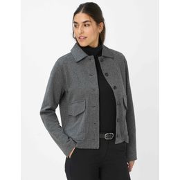 Brax Damen Sweatjacke "Style BETTE L", schwarz, Gr. 38, 89% Baumwolle, 9% Polyester, 2% Elasthan, Sweatjacken