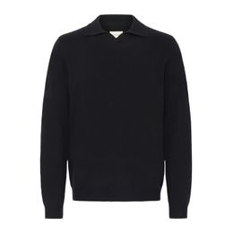 Blend Herren Longsleeve "Strickpullover BHBRANKO", schwarz, Gr. S, Obermaterial: 60% Wolle mw. 40% Nylon NY., Shirts