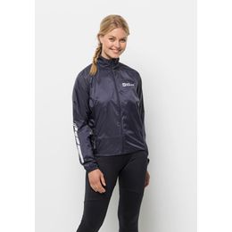 Jack Wolfskin Damen Softshelljacke "MOROBBIA WIND JKT W", grau, Gr. S, 1. OBERSTOFF 100% POLYESTER 2. OBERSTOFF 100% POLYESTER, Jacken