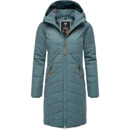 Ragwear Damen Steppmantel "Dizzie Coat", grau, Gr. XL, Außenmaterial: 100% Polyester, Innenfutter: 100% Polyester, Wattierung: 100% Polyester,