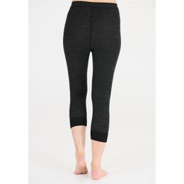 WHISTLER Damen Thermohose "Camea", grau, Gr. 46, unifarben, 45% Wolle, 45% Polyester, 10% Elasthan, Hosen, in feuchtigkeitsregulierender Qualit&auml;t