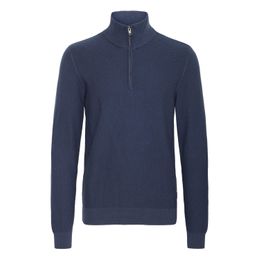 Blend Herren Troyer "Troyer BHPullover", blau, Gr. XL, Obermaterial: 100% Baumwolle CO., Pullover