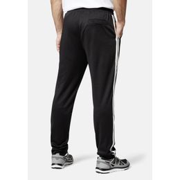 Herren Sporthose "Racingstripe HERO by John Medoox Jogginghose", schwarz, Gr. XXXL, HERO by John Medoox, Stoff, 55% Polyester, 45% Baumwolle, Hosen,