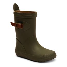bisgaard M&auml;dchen Gummistiefel "scandinavia", Gr. 25, gr&uuml;n, Gummi, Basic, Schuhe, Boots mit Wechselfu&szlig;bett, Gr&ouml;&szlig;enschablone zum Download