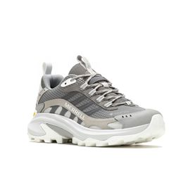 Merrell Damen Wanderschuh "MOAB SPEED 2 GORE-TEX", Gr. 40, grau, Synthetik, Schuhe, wasserdicht dank Gore-Tex Membrane