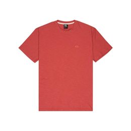 Quiksilver Damen T-Shirt "Slub Roundneck", rot, Gr. L, 100% Baumwolle, Shirts