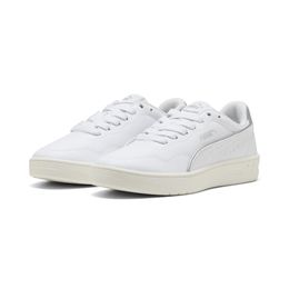 Puma Damen Sneaker "Court Lally Day Night Sneakers Damen", Gr. 39, silber, Obermaterial: Synthetik, Textil; Futter: Textil; Innensohle: Textil;