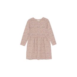 Minymo M&auml;dchen Sommerkleid "Sommerkleid MIDress LS AOP", rosa, Gr. 140, Obermaterial: 48% Modal CMD. 48% Baumwolle CO. 4% Elasthan EL., Kleider