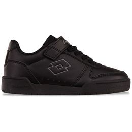 Lotto Kinder Sneaker, Gr. 26, schwarz, Kunstfaser, Synthetik, clean, Schuhe, - in kinderfu&szlig;gerechter Passform