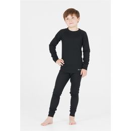 WHISTLER M&auml;dchen Funktionsshirt "Funktionsw&auml;sche-Set Oppdal", schwarz, Gr. 152, unifarben, 92% Polyamid, 8% Elasthan, Shirts, mit schlichtem