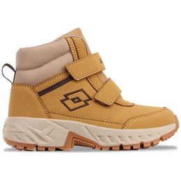 Lotto M&auml;dchen Klettboot, Gr. 31, beige, Synthetik, Textil, mehrfarbig, Schuhe, - mit gepolsterter Schaftkante