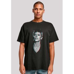 F4NT4STIC Herren T-Shirt "TV Times Pop Star David Bowie Portrait 1977", schwarz, Gr. XXL, Obermaterial: 100% Baumwolle, Shirts, Premium Qualit&auml;t