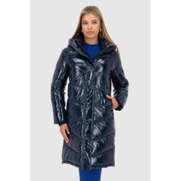 alife and kickin ALIFE & KICKIN Damen Winterjacke "Damen LolaniAK A Winterjacke, Jacke", blau, Gr. L, 100% Polyamid, Jacken