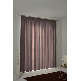 Vorhang Adam, B:145cm H:225cm, braun, Jacquard, Baumwolle (Bio-Baumwolle), Wohnzimmer, Gardinen, "Uni Collection", aus 100% Bio-Baumwolle