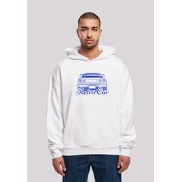 F4NT4STIC Herren Kapuzenpullover "Retro Car Japanese Streetstyle", wei&szlig;, Gr. XXL, Obermaterial: 100% Baumwolle, Pullover, Japan Streetwear Styles