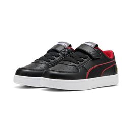 Puma Kinder Sneaker "Scuderia Ferrari Caven 2.0 Sneakers Kinder", Gr. 34,5, schwarz, Obermaterial: Synthetik, Leder; Futter: Textil; Innensohle: