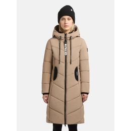 Khujo Damen Wintermantel "Aribay4 Light-YM", beige, Gr. XS, Obermaterial: 100% Polyester. Innenfutter: 100% Polyester. Wattierung: 100% Polyester,