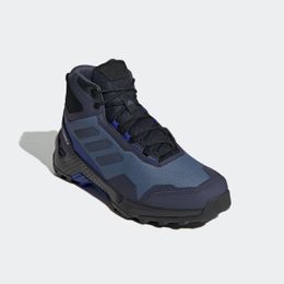 adidas terrex Herren Wanderschuh "EASTRAIL 2.0 MID RAIN.RDY", Gr. 45, blau, Synthetik, Textil, Schuhe, wasserdicht