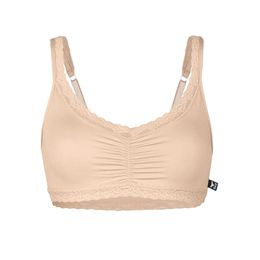 like it! LIKE IT Damen Soft-BH "Soft BH Olivia", Gr. S, beige, Stoff, Obermaterial: 92% Polyamid PA. 8% Elasthan EL., BHs