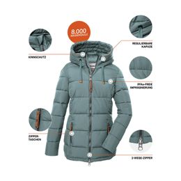 G.I.G.A. by Killtec Damen Steppjacke "GW 12 WMN QLTD JCKT", gr&uuml;n, Gr. 36, G.I.G.A. DX BY KILLTEC, Obermaterial: 100% Polyester.Futter: 100% Polyester.F&uuml;llung: 100%