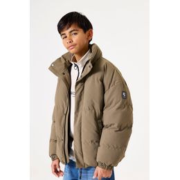 Garcia Jungen Steppjacke, braun, Gr. 128, unifarben, Web, Obermaterial: 100% Polyester, Jacken, mit Taschen for BOYS