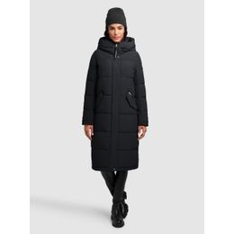 Khujo Damen Steppmantel "DAIRI", blau, Gr. XL, unifarben, 90% Polyester, 10% Elasthan, M&auml;ntel