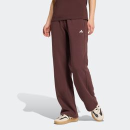 Damen Sporthose "W SL FC PT", wei&szlig;, Gr. S, adidas Sportswear, Obermaterial: 70% Baumwolle, 30% Polyester, Hosen, Locker geschnitten, mittelhoher Bund