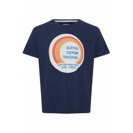 Blend Damen T-Shirt "T-Shirt BHTee", blau, Gr. L, Obermaterial: 100% Baumwolle CO., Shirts