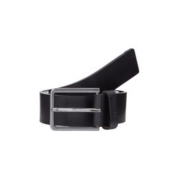 Calvin Klein Herren Ledergürtel "35MM ESSENTIAL BELT", schwarz, Gr. 115, unifarben, Leder, Gürtel