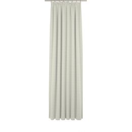 Vorhang WIRTH, B:132cm H:225cm, grau, Jacquard, Baumwolle, Polyester, Wohnzimmer, Gardinen, "Berwick"
