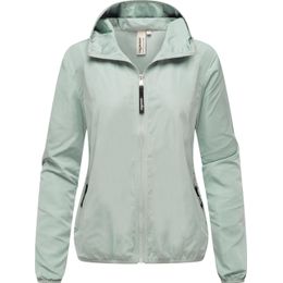 Ragwear Damen Outdoorjacke "Vinzie C", grau, Gr. XXL, 100% Polyester, Jacken, Extraleichte Übergangsjacke mit Kapuze