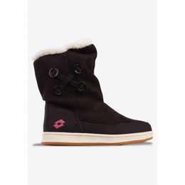 Lotto M&auml;dchen Winterboots, Gr. 40, schwarz, Synthetik, Schuhe, Winterschuhe, Winterstiefel, Snowboots, gef&uuml;ttert mit Rei&szlig;verschluss