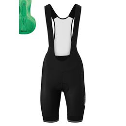 Gonso Damen Fahrradhose "SITIVO Bib W", gr&uuml;n, Gr. 50, 65% Polyamid, 35% Elasthan, Hosen, Damen Radhose, Radlerhose mit speziellem Sitzpolster, Tight