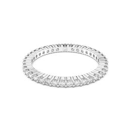 Swarovski Damen Fingerring "Matrix Tennis Vittore, 5655703, 5656293, 5656300, 5656297", 60, Metall, 1,8mm, silber, Metall, Fingerringe, mit Swarovski